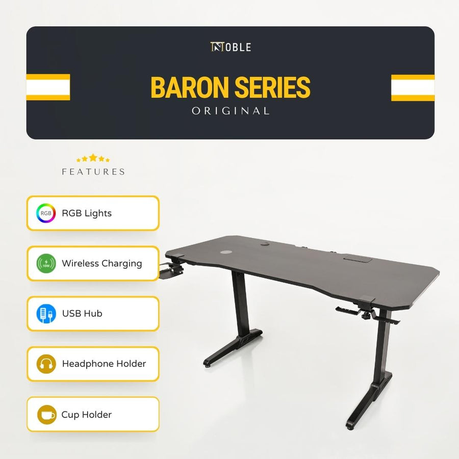 Buy Gaming & Home Office Tables in Singapore | Noble Desks Baron Series