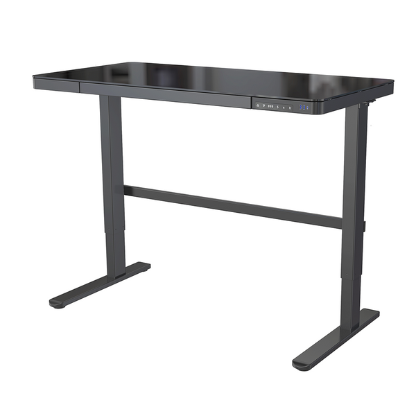 Noble Height Adjustable Desk Tempered Glass Series